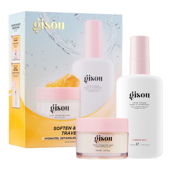 Soften & Smooth Travel Set - cestovní set pro hebké vlasy z GISOU ≡ SEPHORA