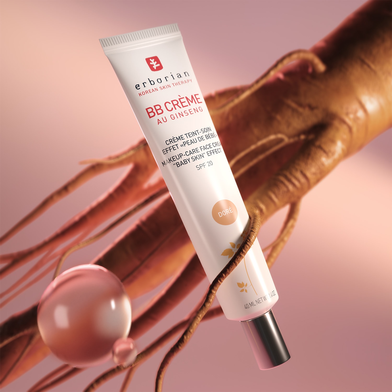 BB Crème Au Ginseng "Baby Skin" Effect SPF20 - BB krém z ERBORIAN ≡ SEPHORA